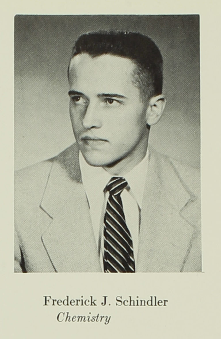 Why I Give: Frederick J. Schindler ’57 - Alumni News