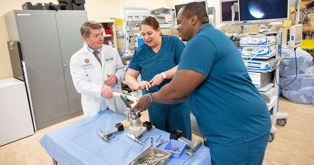 Training orthopaedic surgical residents: P. Christopher Cook, MD ...