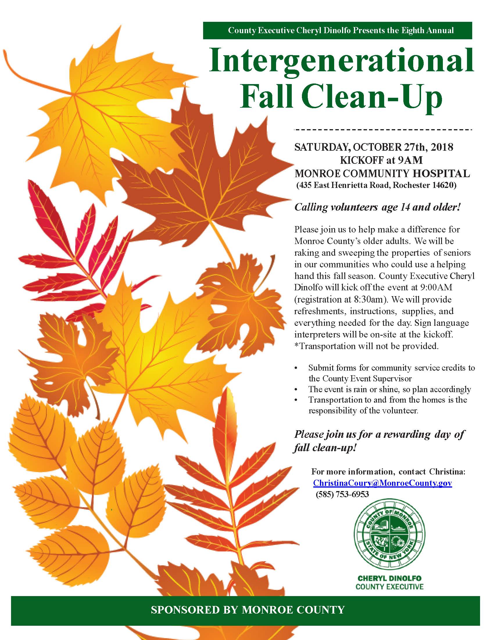 Intergenerational Fall Clean Up - Bridging the Gap