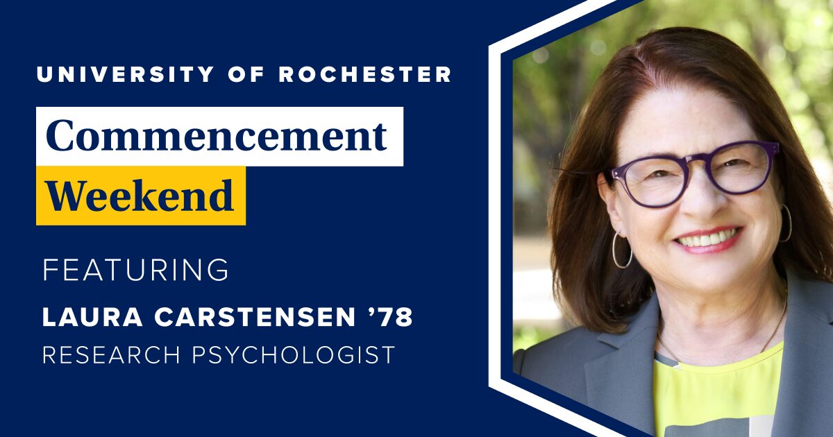 Laura Carstensen ’78 - Commencement Weekend