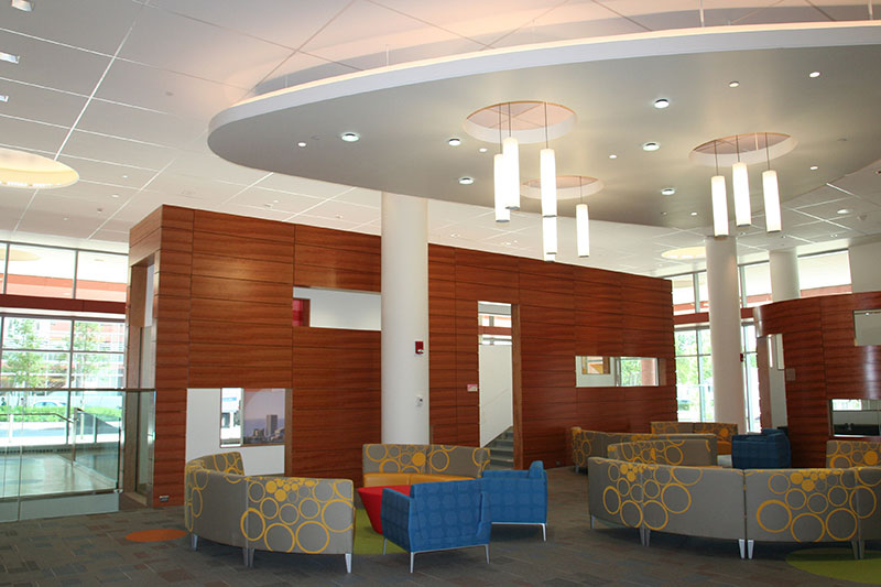 The Hospital’s Main Lobby is very open, bright, and inviting, making ...
