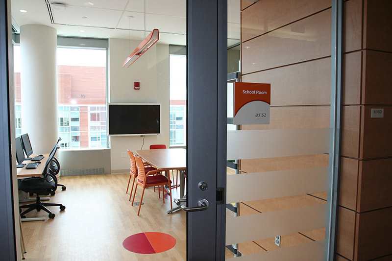 The School Room provides patients with appropriate space to study and ...