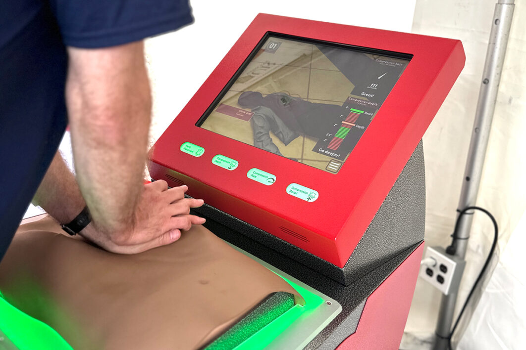 Kiosk Makes Learning Hands-Only CPR A Snap | Office of Human Resources