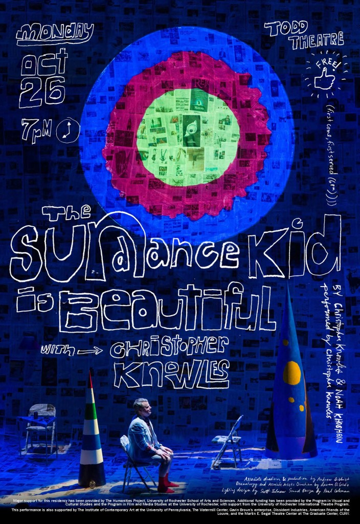 Visual artist Christopher Knowles to give solo performance