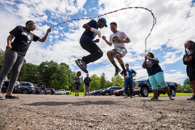 It's one community for Kearns summer researchers