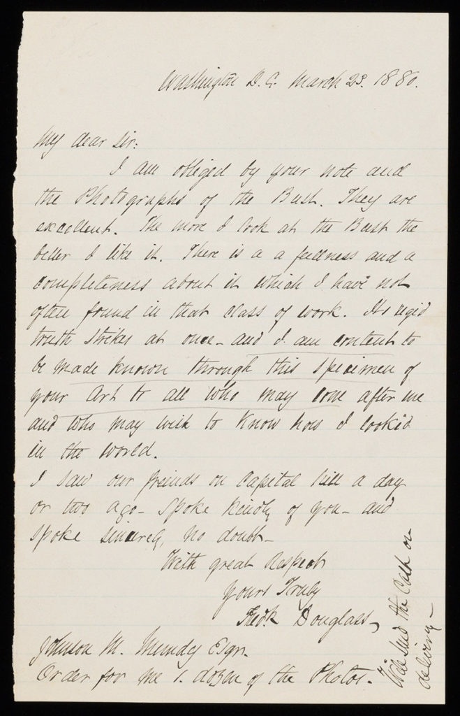 ‘I am content to be made known through this specimen of your art to all ...