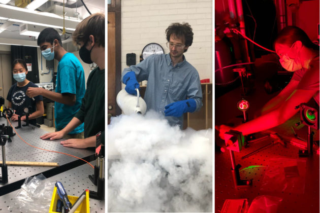 Future physicists experience research firsthand during internship at ...