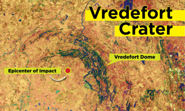 Asteroid that formed Vredefort crater bigger than previously thought ...