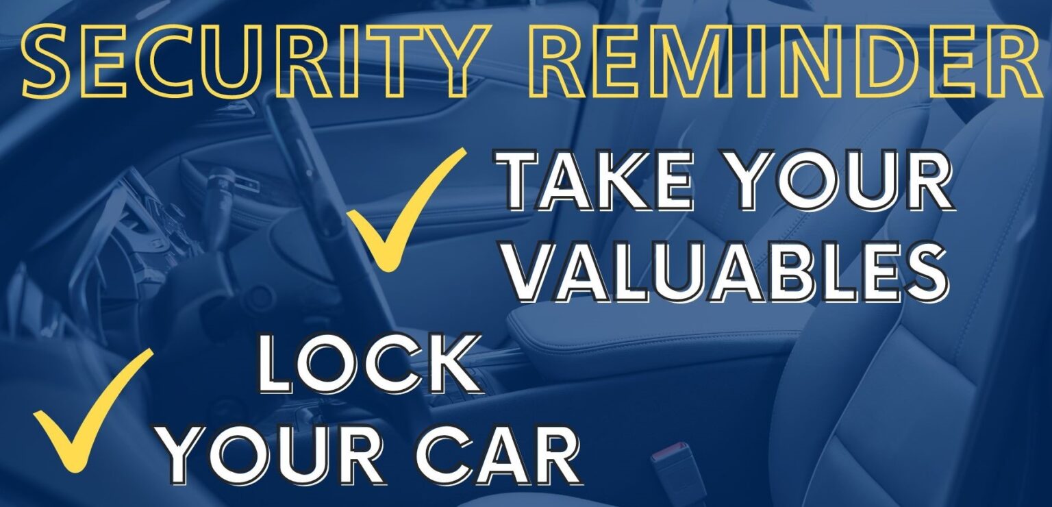University actively addressing vehicle vandalism and thefts : News Center