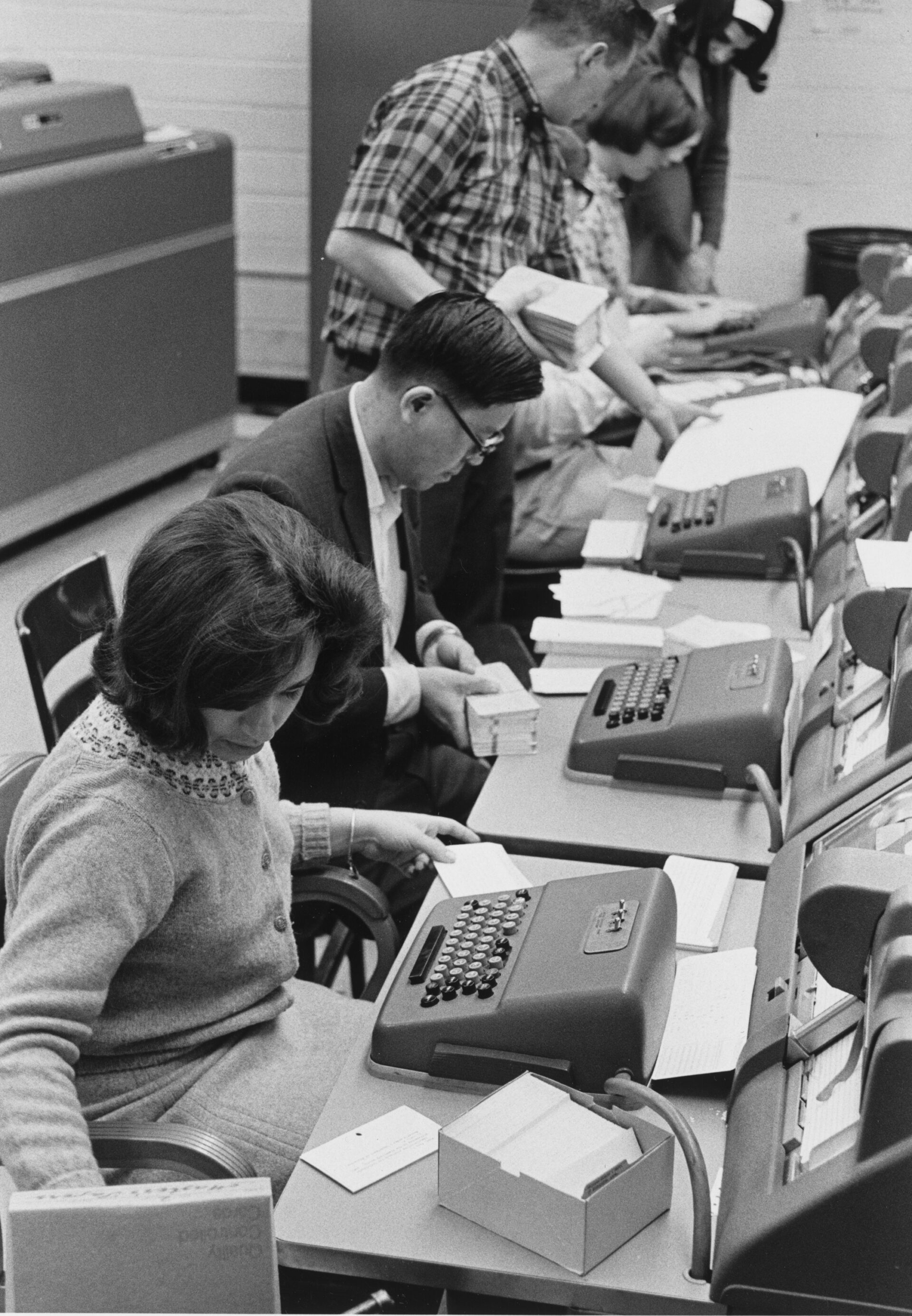 Ask the archivist: When did the University power up its first computers?