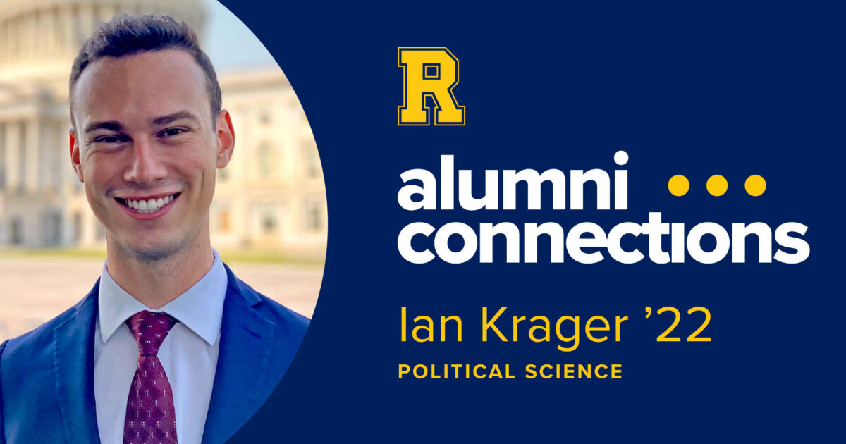 Ian Krager ’22: Congressional communications director meets the press