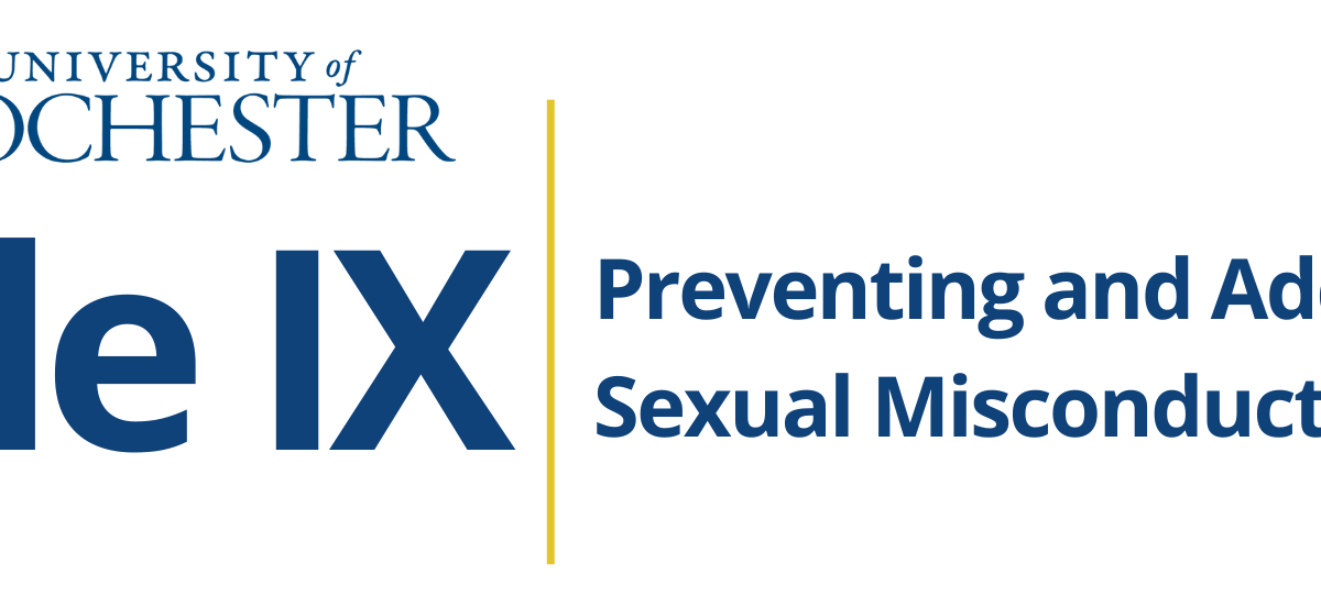 About Us - Sexual Misconduct and Title IX
