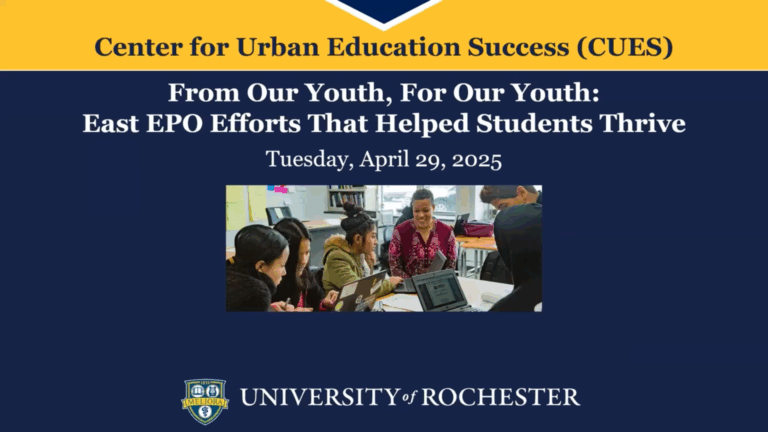Center for Urban Education Success – Supporting the UR-East High ...