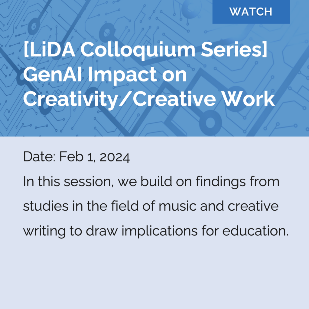 Generative AI for Educators – Center for Learning in the Digital Age (LiDA)